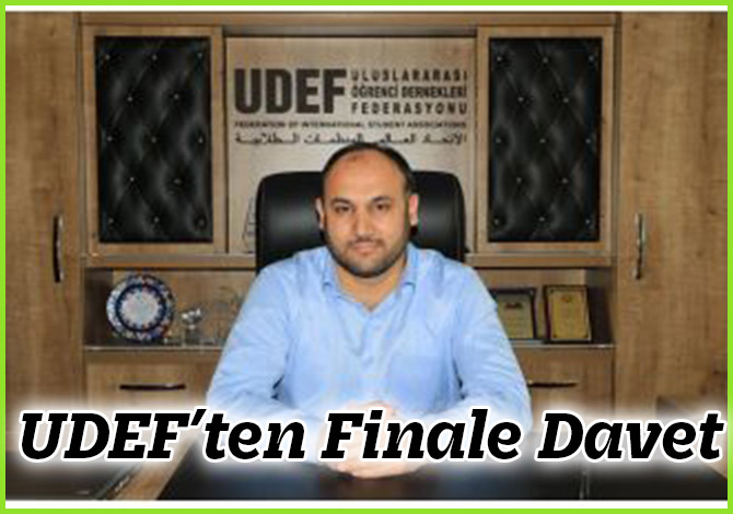 UDEF’ten finale davet